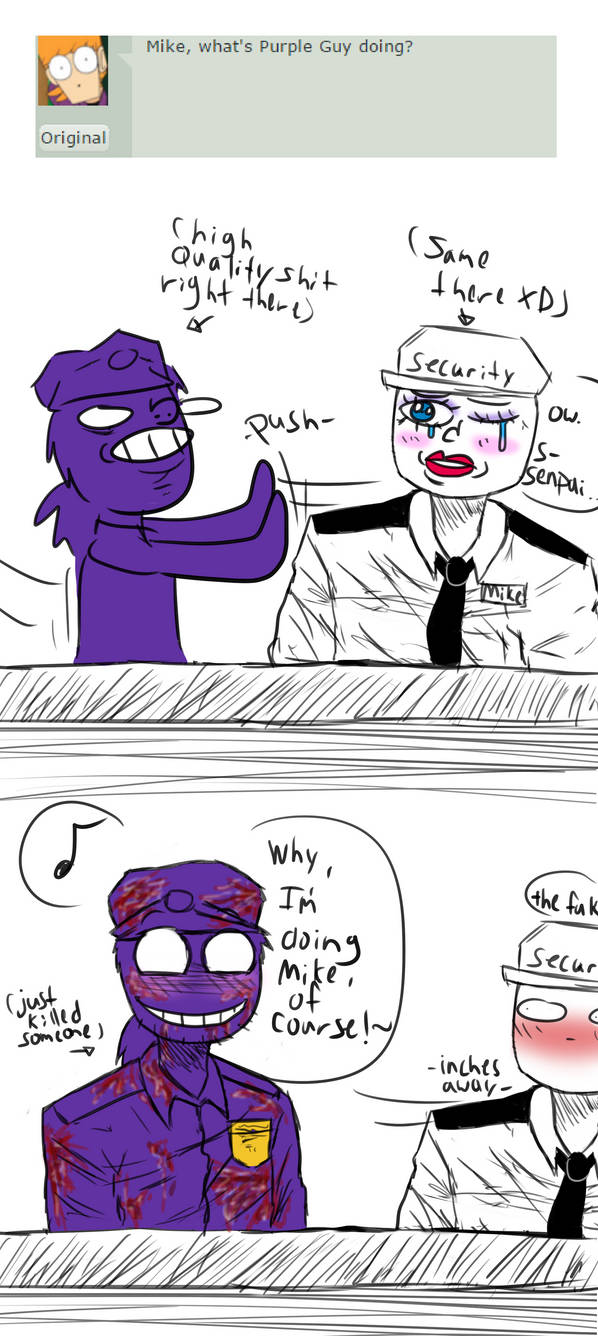 Fnaf Mike Question 11 By Timelessuniverse On Deviantart