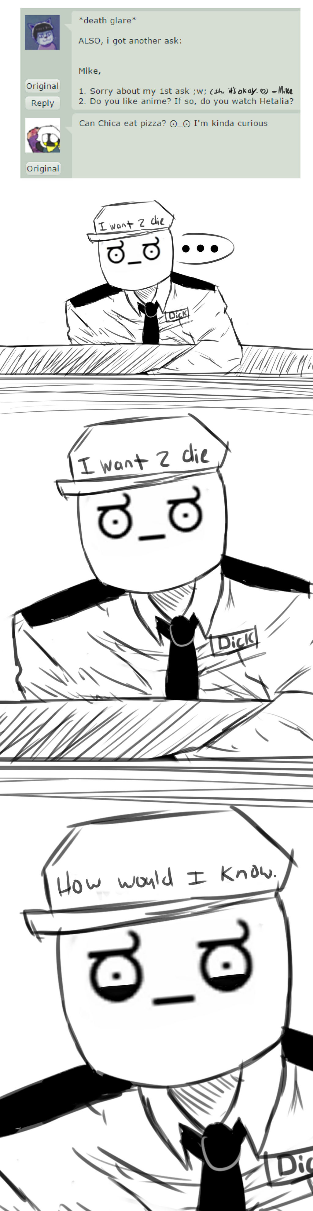 Fnaf Mike Question 12 By Timelessuniverse On Deviantart