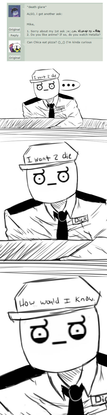 Fnaf Mike Question 12 By Timelessuniverse On Deviantart