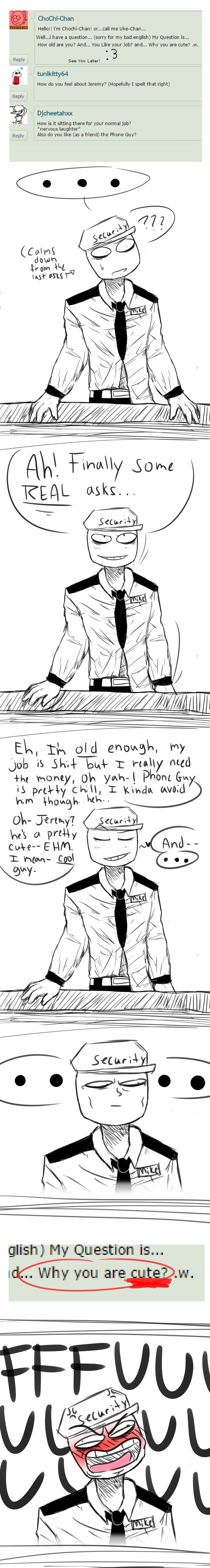 Fnaf Mike Question 15 By Timelessuniverse On Deviantart