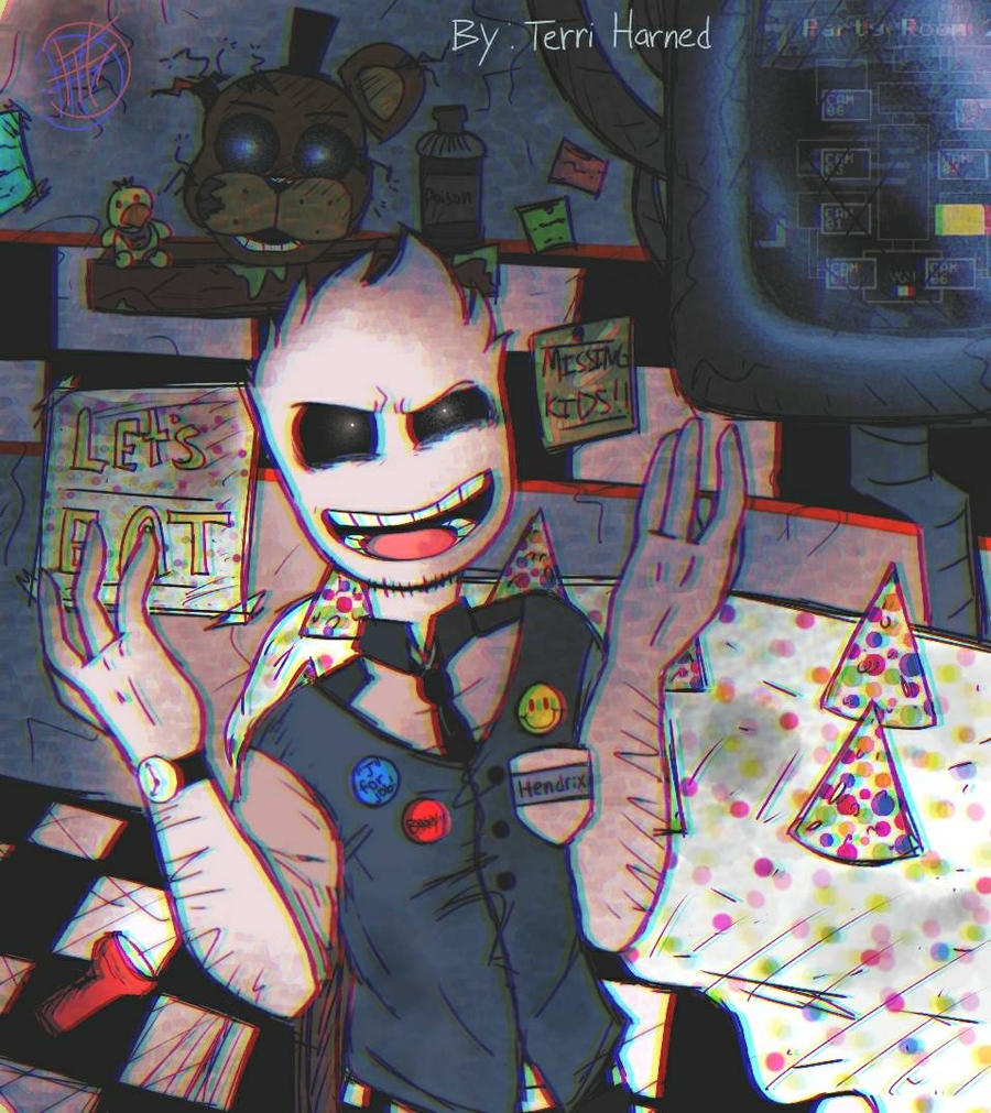 My Fnaf Oc Hendrix 2018 By Timelessuniverse On Deviantart