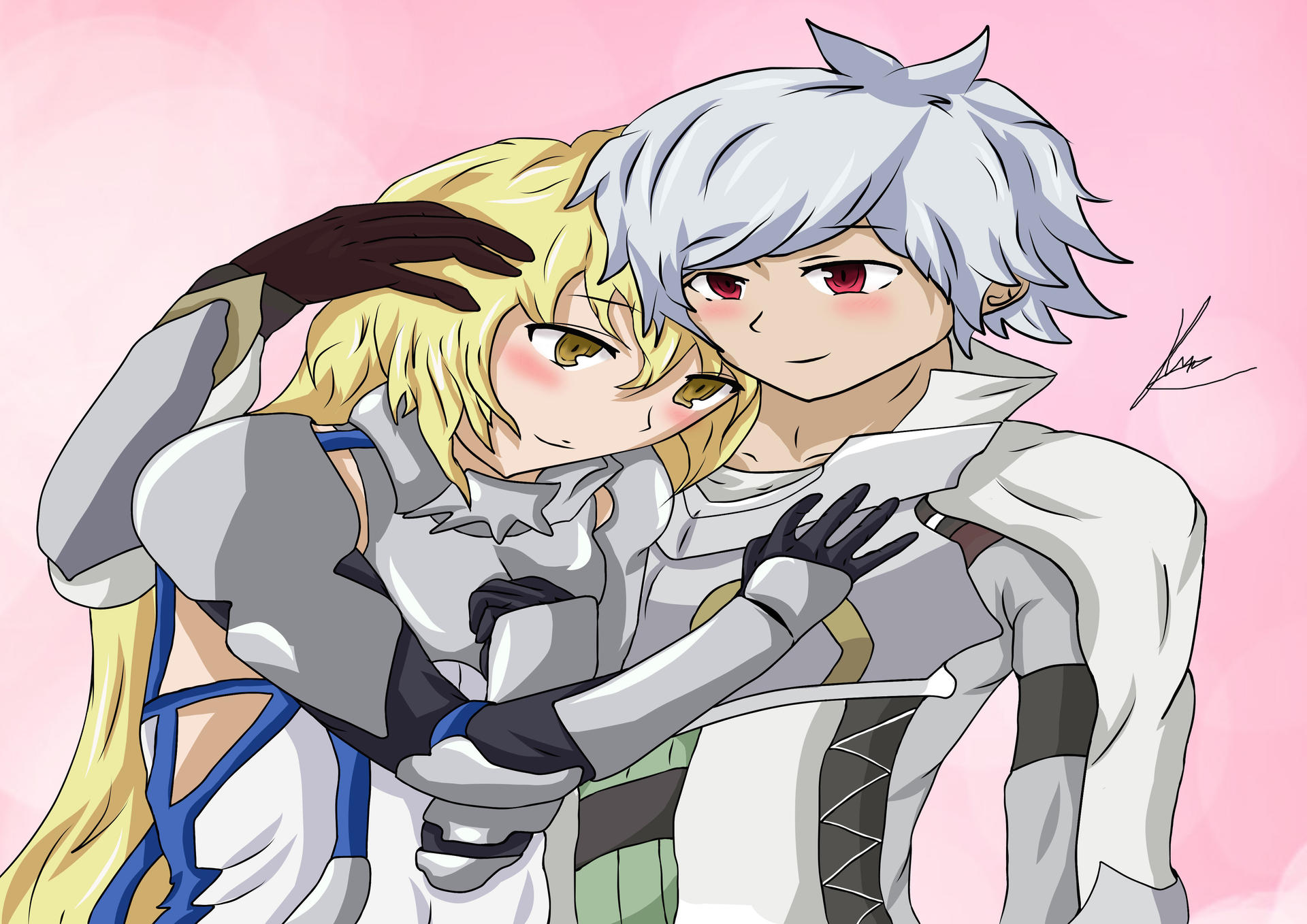 Bell Cranel X Aiz Wallenstein By Deddbirk On Deviantart