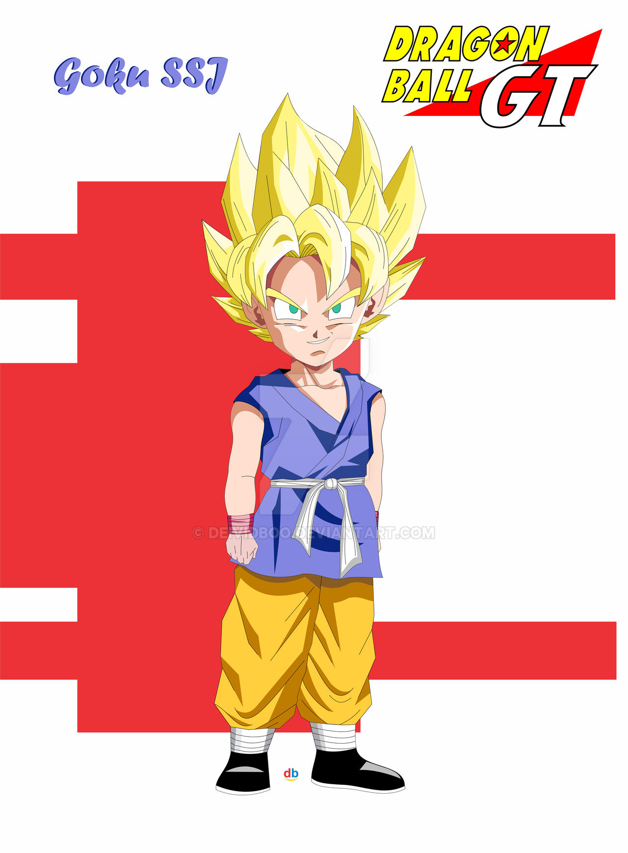 Goku Ssj Gt By Deividboo On Deviantart