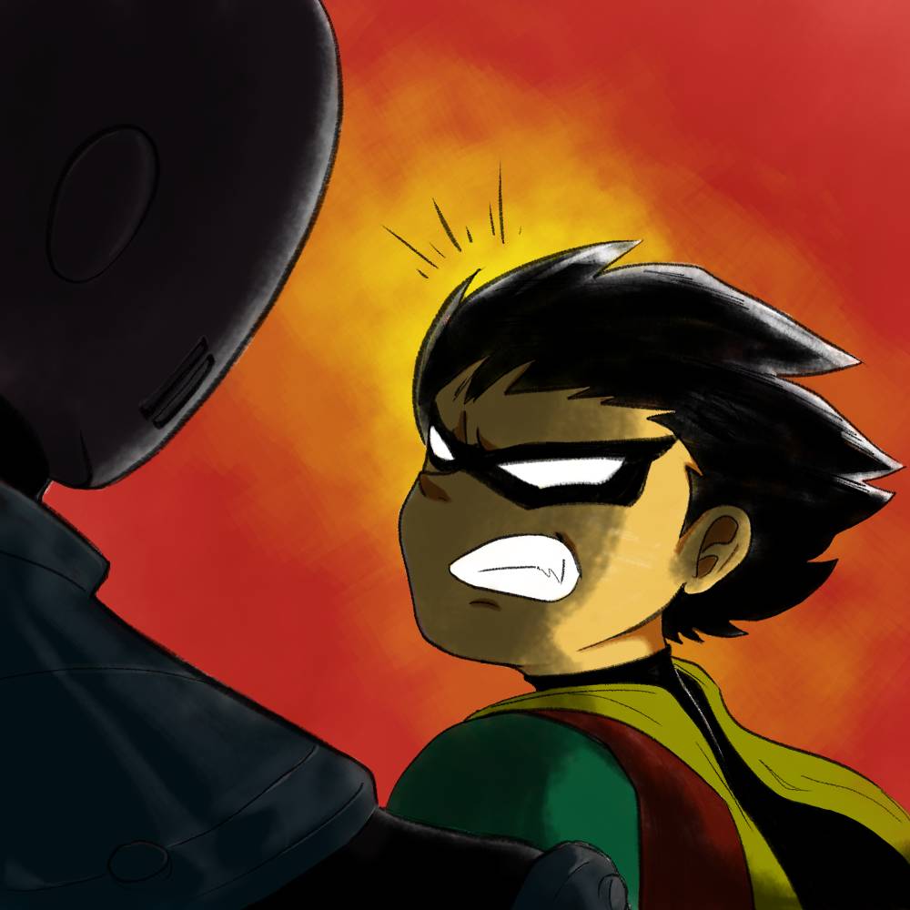 Robin Vs Slade Teen Titans Fanart By Catlyxium On Deviantart