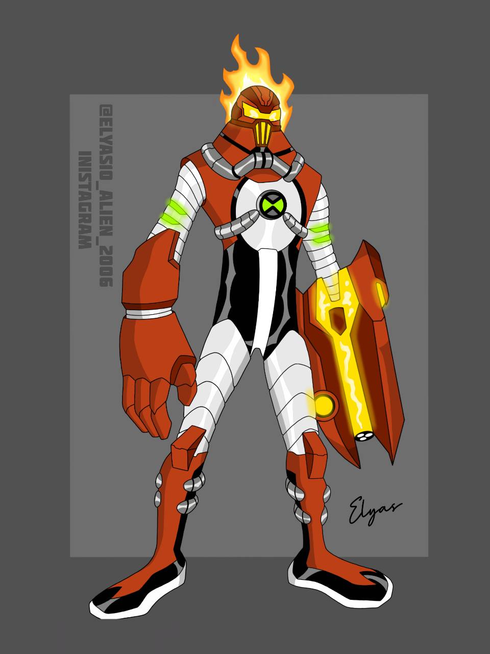 Ben10 reboot (classic art style)(omni kix heatblas by Elyas10alien2006 ... Ben10 reboot (classic art style)(omni kix heatblas by Elyas10alien2006 ...