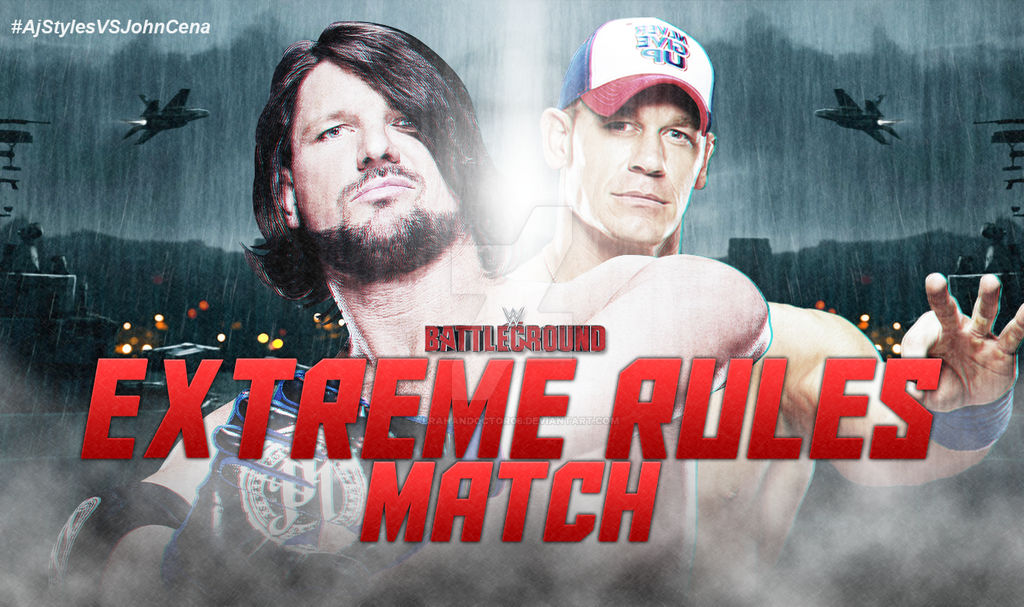 Wwe Battleground 2016 Custom Match Card By Abrahandoctor06 On Deviantart