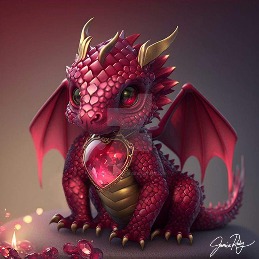 Ruby The Dragon By Merlina Thalia On Deviantart
