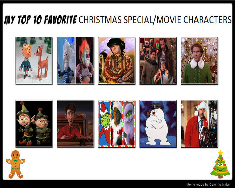 My Favorite Christmas Characters by MorganTheFandomGirl on DeviantArt My Favorite Christmas Characters by MorganTheFandomGirl on DeviantArt