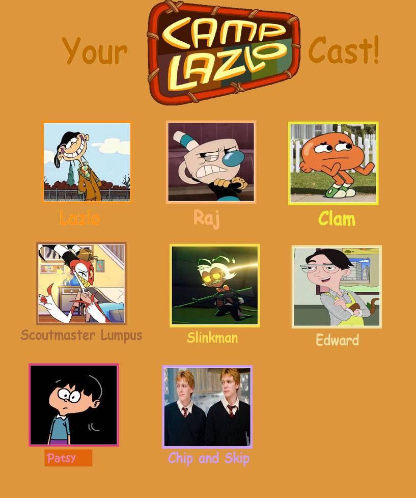 My Camp Lazlo Cast By Morganthefandomgirl On Deviantart