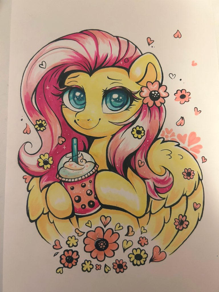 Sakura Fluttershy By Confetticakez On Deviantart