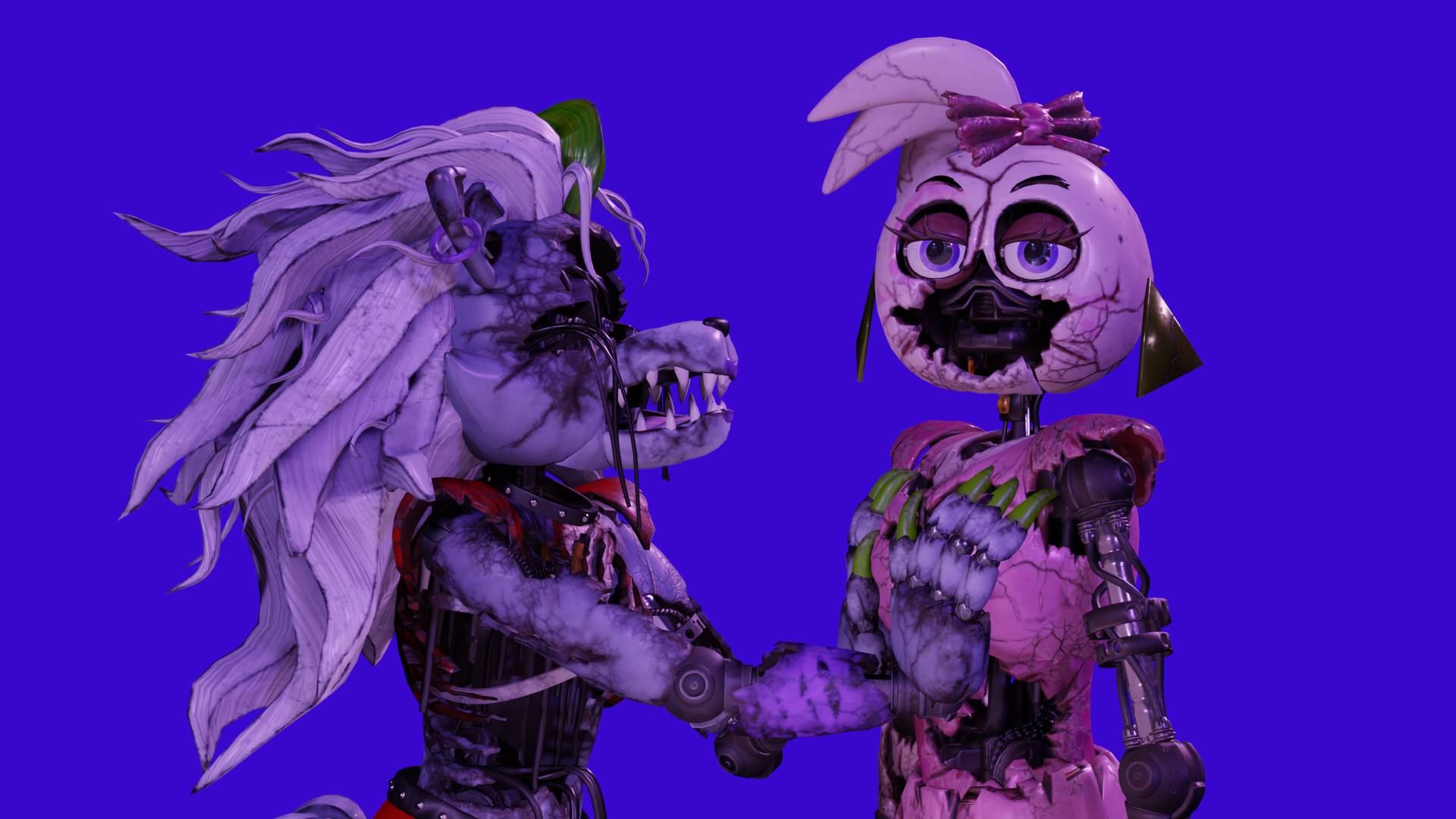 Shattered Roxy Touched Shattered Chica Blender By Gwenalvarez36 On