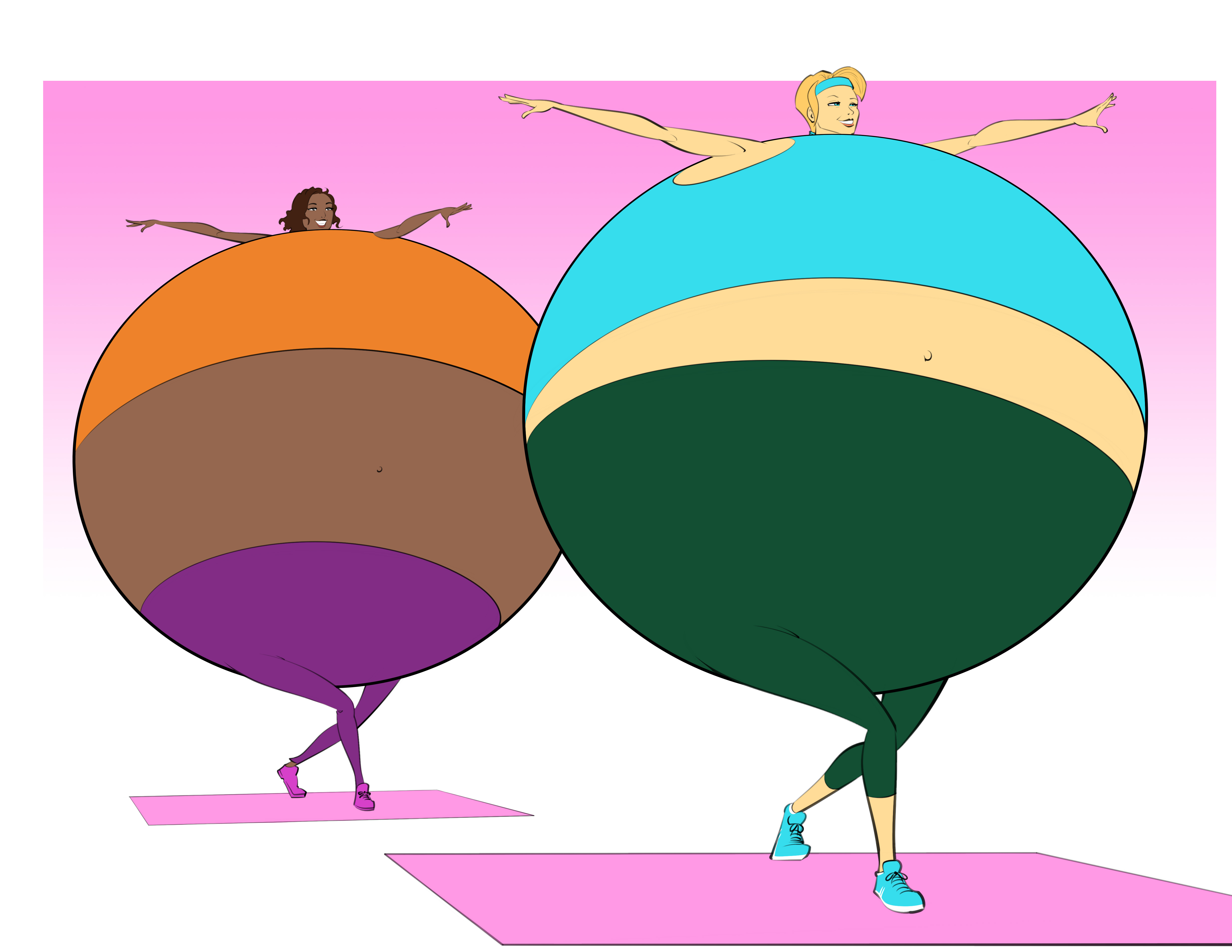 Patreon Request Workout Balls By Fatclubinc On Deviantart