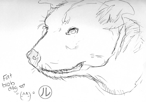 My big fat blob. I mean dog. by ero-reizouko on DeviantArt