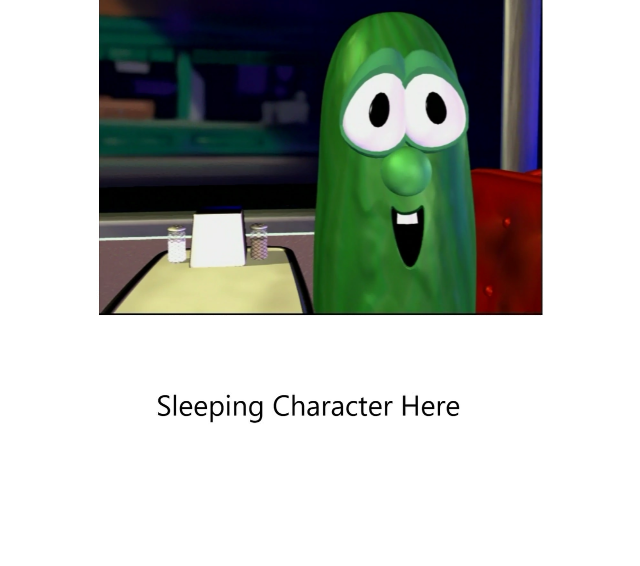 Larry The Cucumber Likes Who Sleeping By Sonicfaners1991 On Deviantart