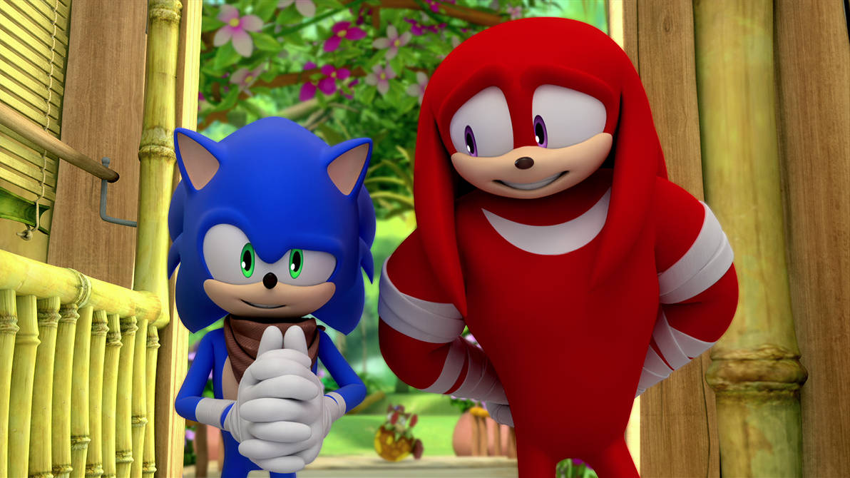 Sonic Boom Sonic And Knuckles 02 By Sonicboomgirl23 On Deviantart
