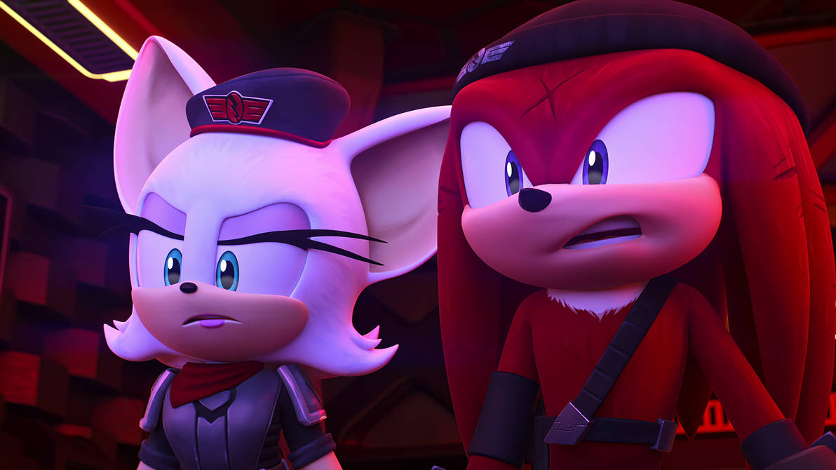 Sonic Prime Renegade Knucks And Rebel Rouge 99 By Sonicboomgirl23 On Deviantart