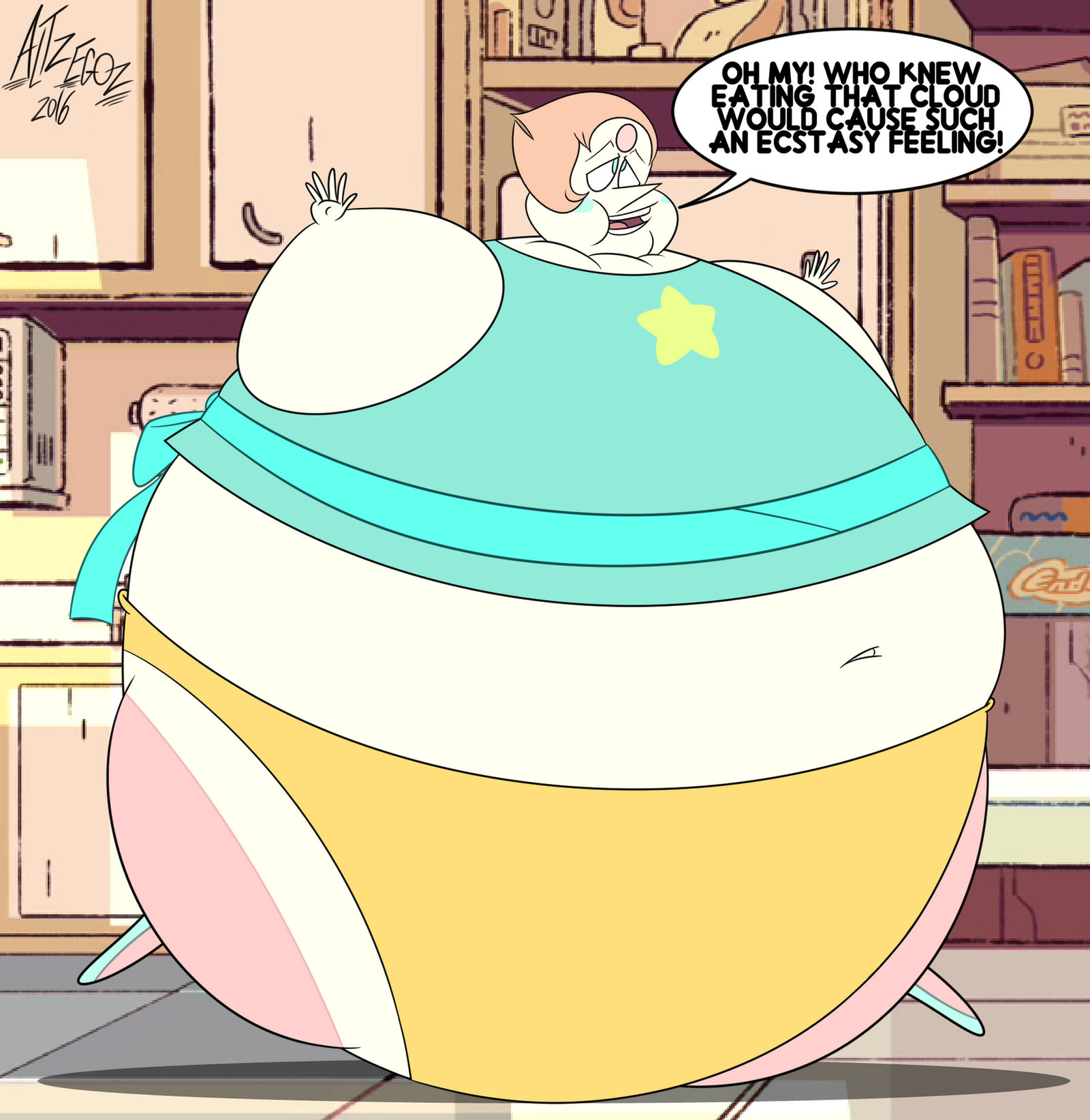 Nearly Poofed Up Pearl By Altzegoz On Deviantart