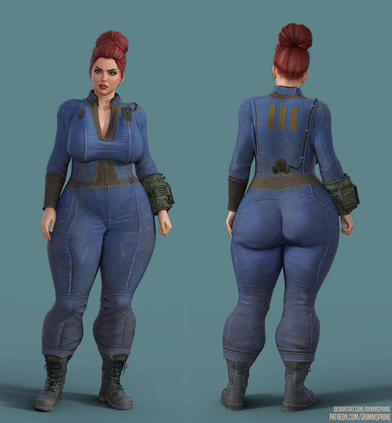 Vault Girl Teela By Grimmspring On Deviantart