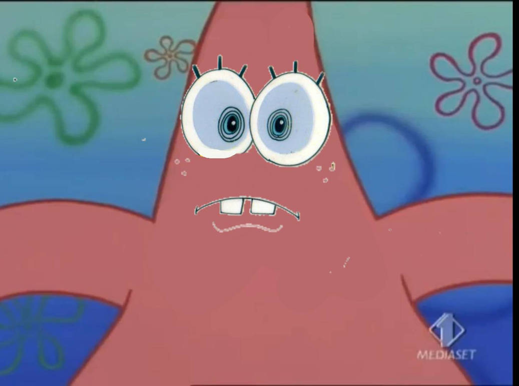 Patrick With Spongebobs Scared Face By Tabrizshadow On Deviantart