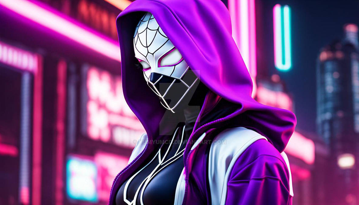 Cyberpunk Spider Gwen By Yumyumcd On Deviantart