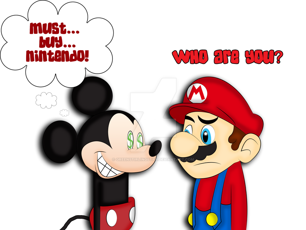 At Mickey Mouse Wants To Buy Nintendo By Greenstirlingstar On Deviantart