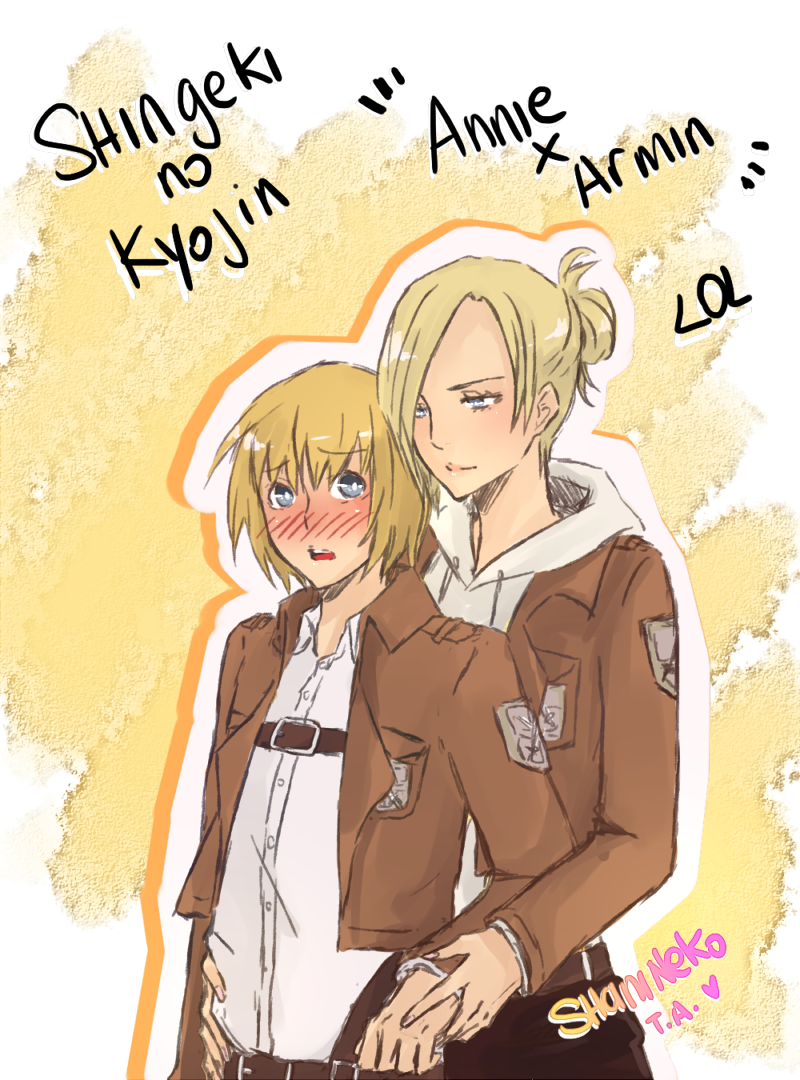 Annie X Armin Attack On Titan By Shanineko On Deviantart
