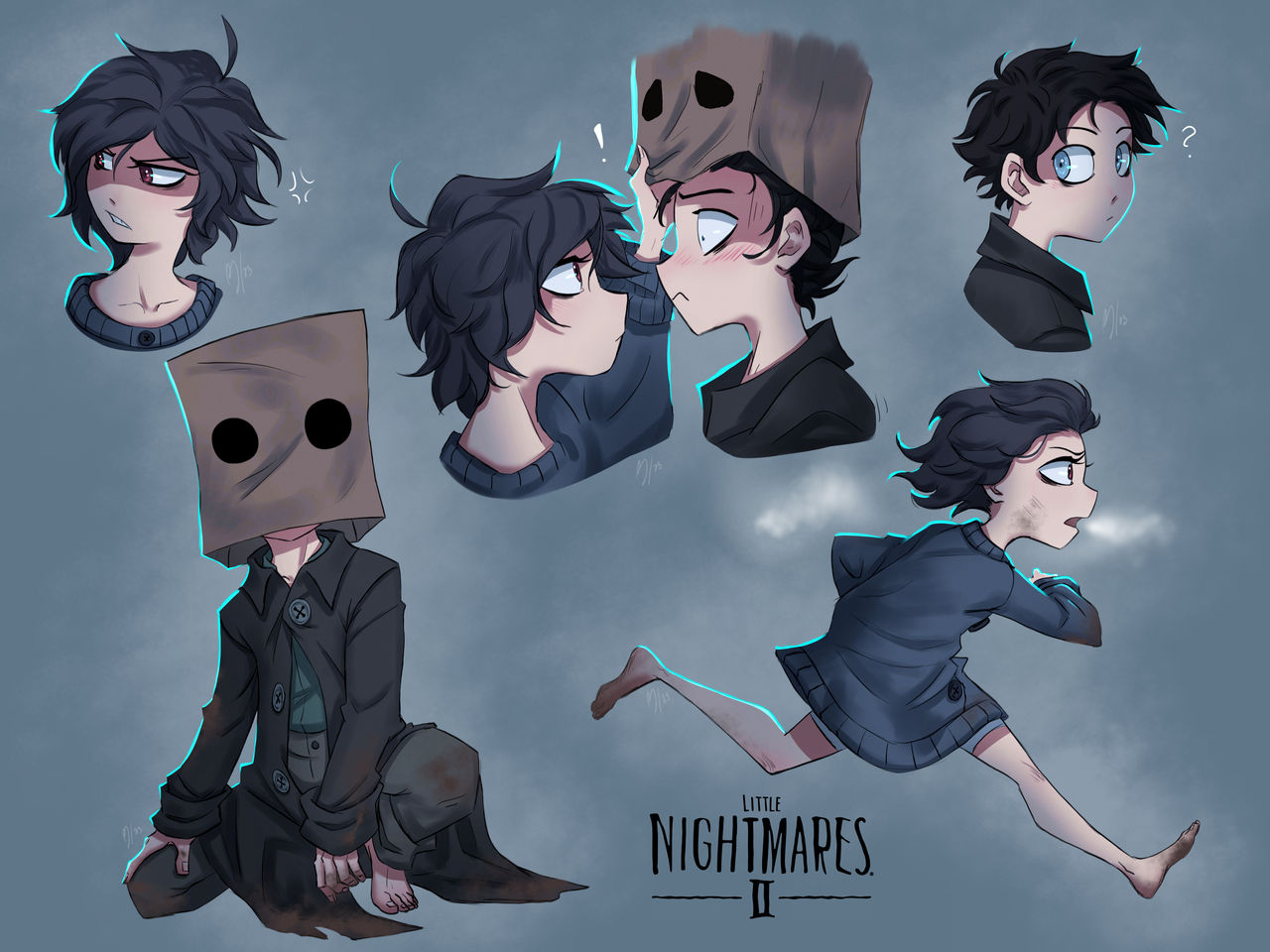 Ln Ii Six And Mono Doodles By Rachaelrrj On Deviantart