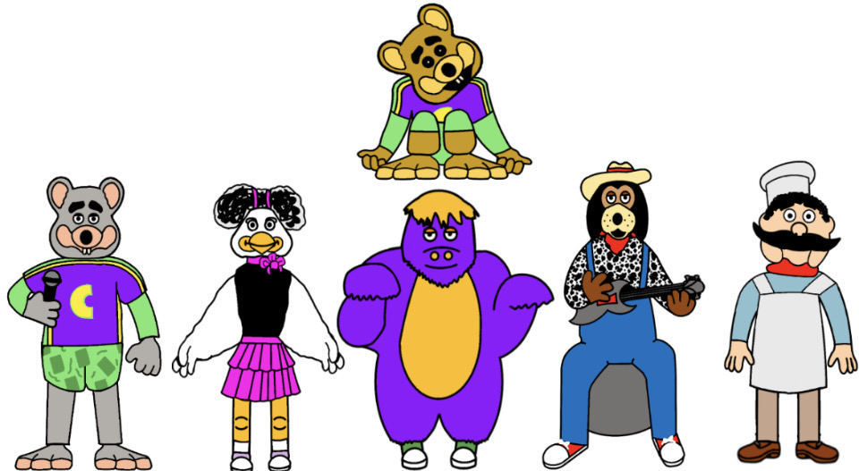 3rd Chuck E Cheese Restaurant In Fnaf 1 Style By Malitoking12 On
