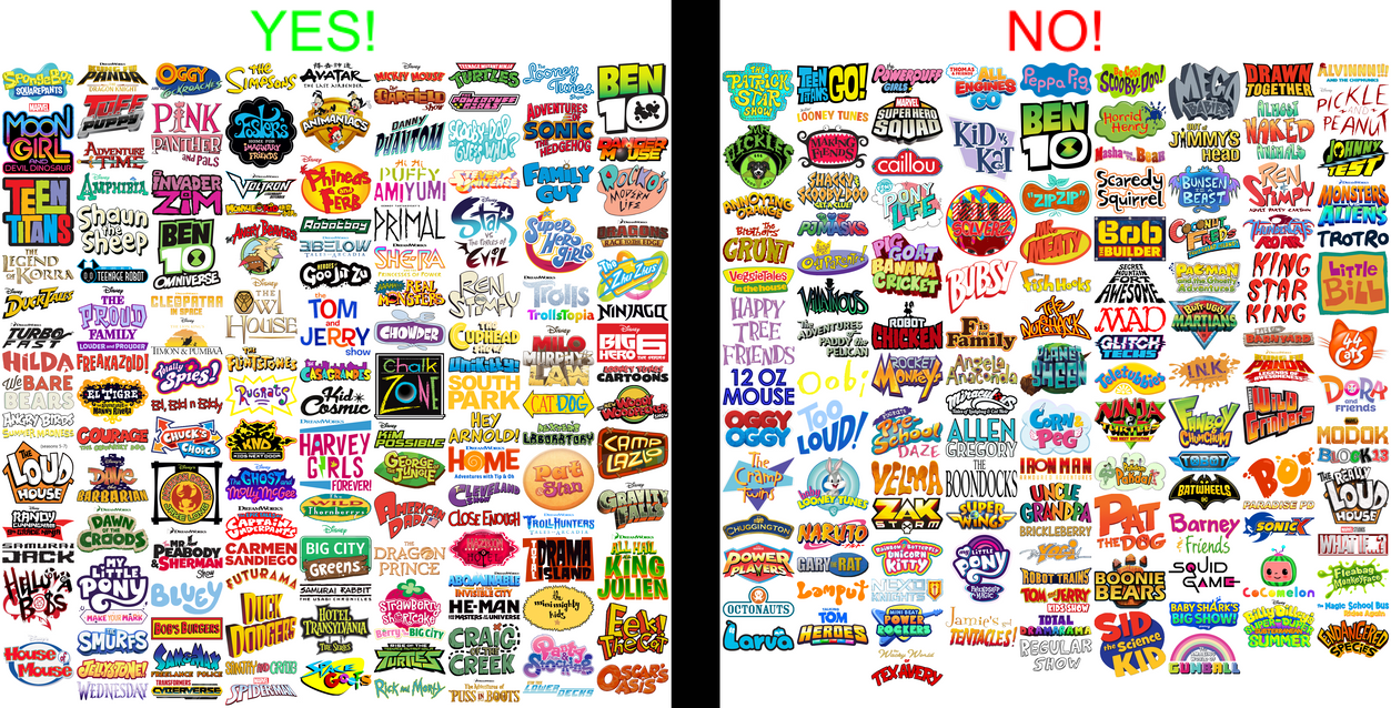 Yes And No List: Favorite Shows by Tagirovo on DeviantArt Yes And No List: Favorite Shows by Tagirovo on DeviantArt