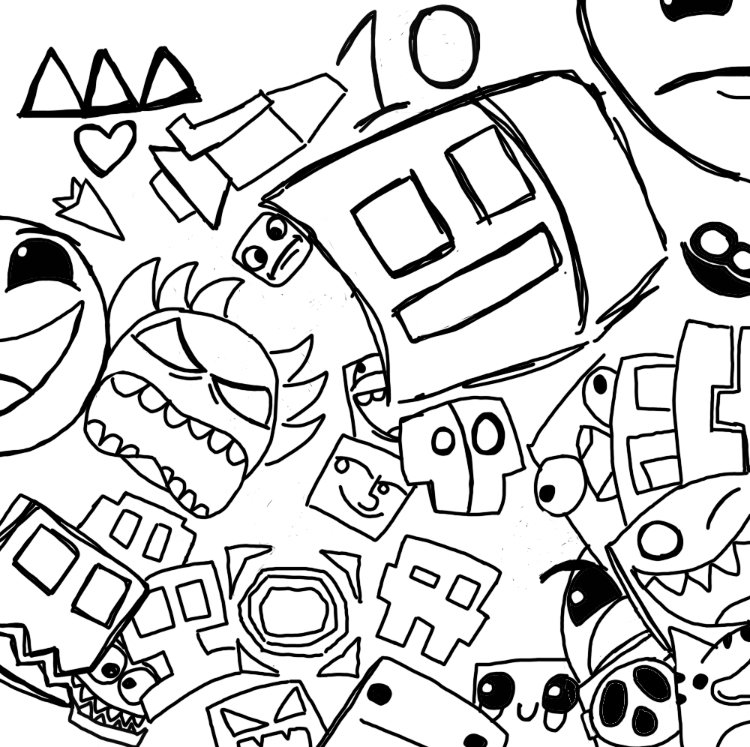 Geometry Dash 10th Anniversary By Mashedarts On Deviantart