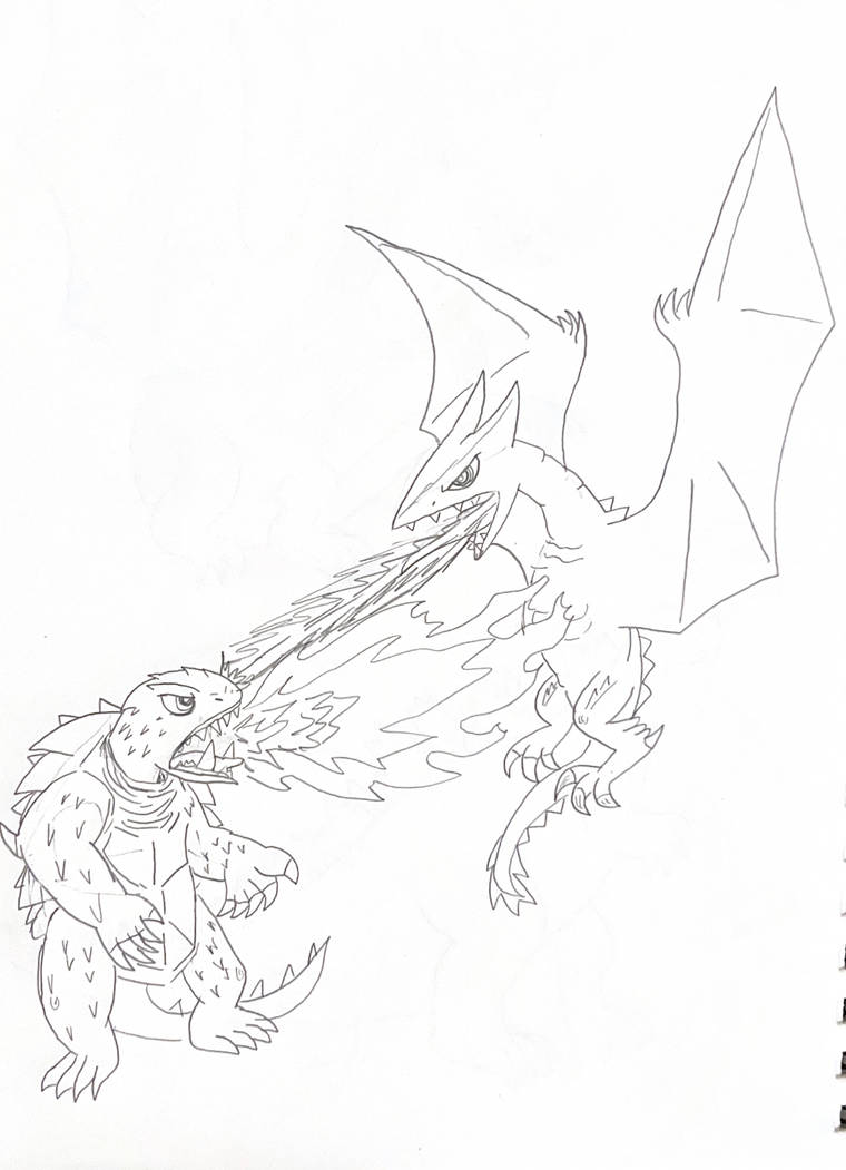 Gamera Vs Gyaos By Ig99nt On Deviantart