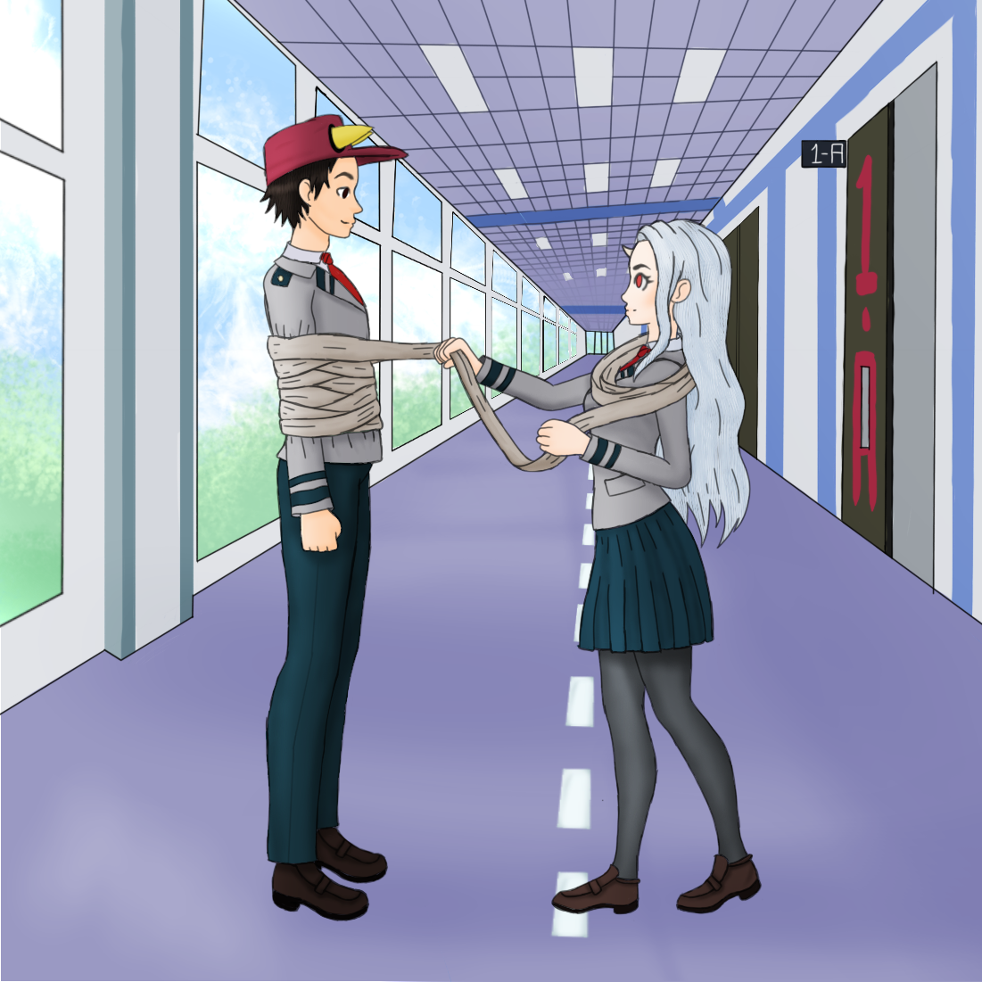 Eri X Kouta By Ducklingrose On Deviantart