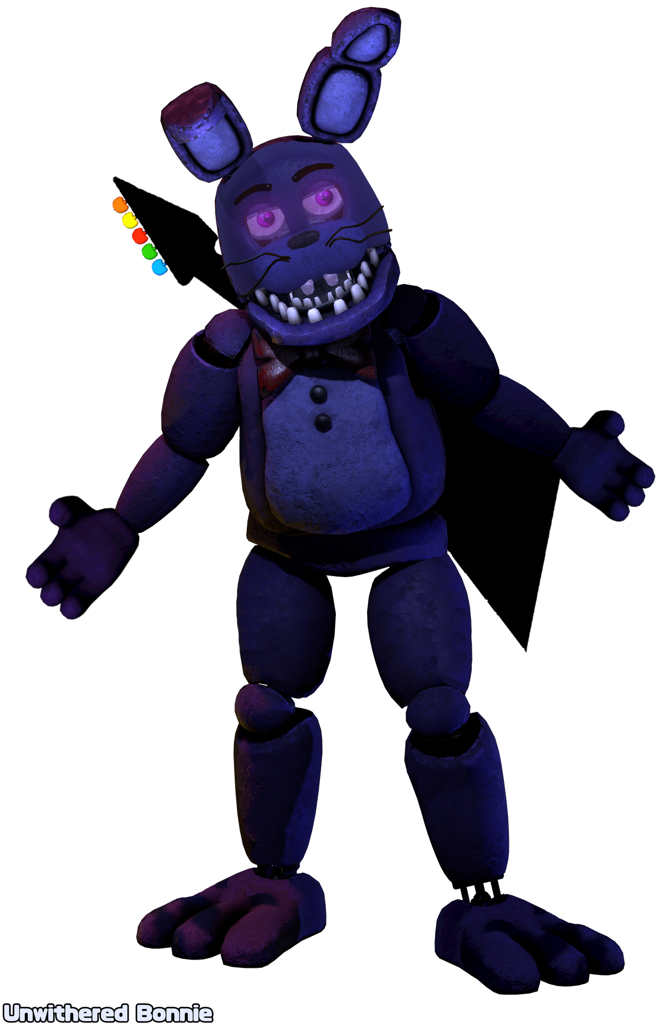 Fnaf Vr Unwithered Bonnie Hw Edit By Zachfoxnow On Deviantart