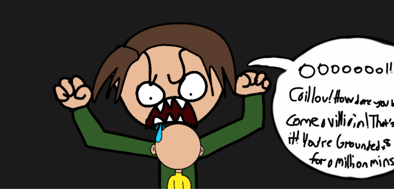 Boris Grounding Caillou By Knlresmi On Deviantart