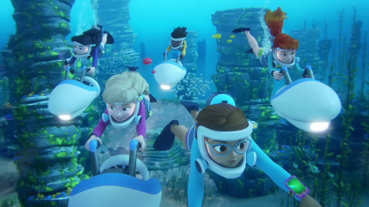 Lego Friends Underwater Scooters By Dannythegooddeviant On Deviantart