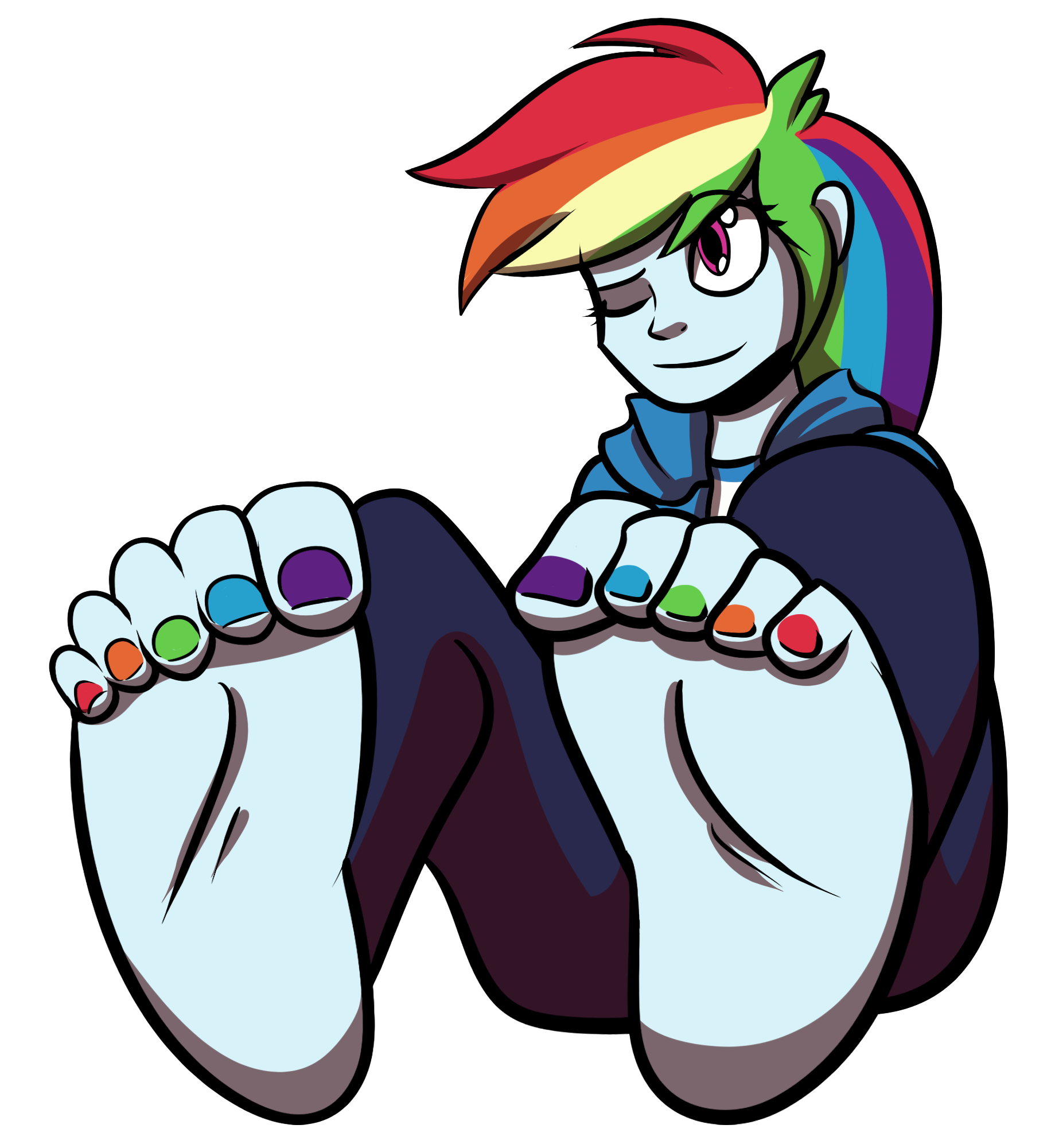 Rainbow Dashs Feet By Azure Arts By Zanyonepip On Deviantart