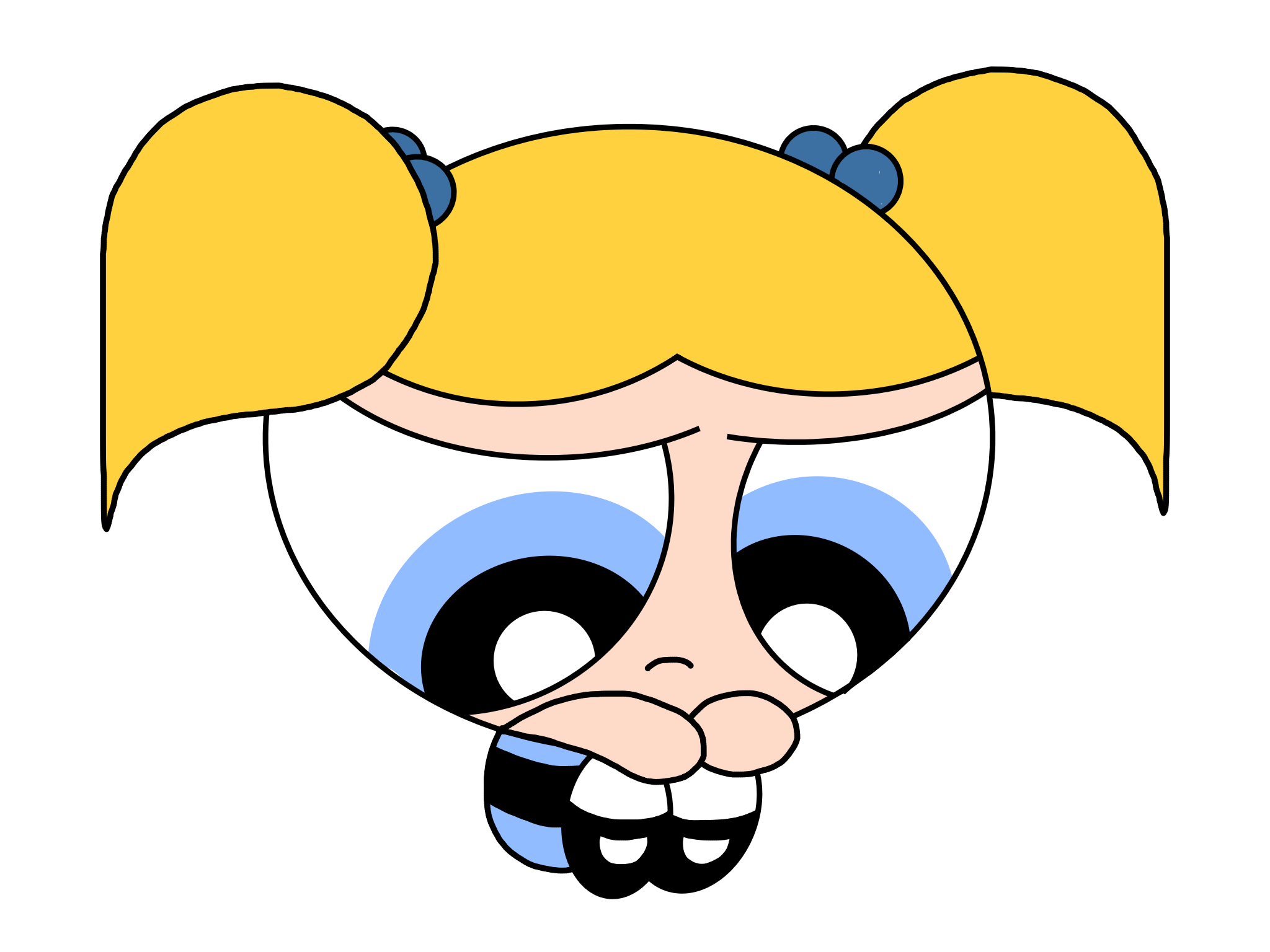 Bubbles Powerpuff Girls Sad