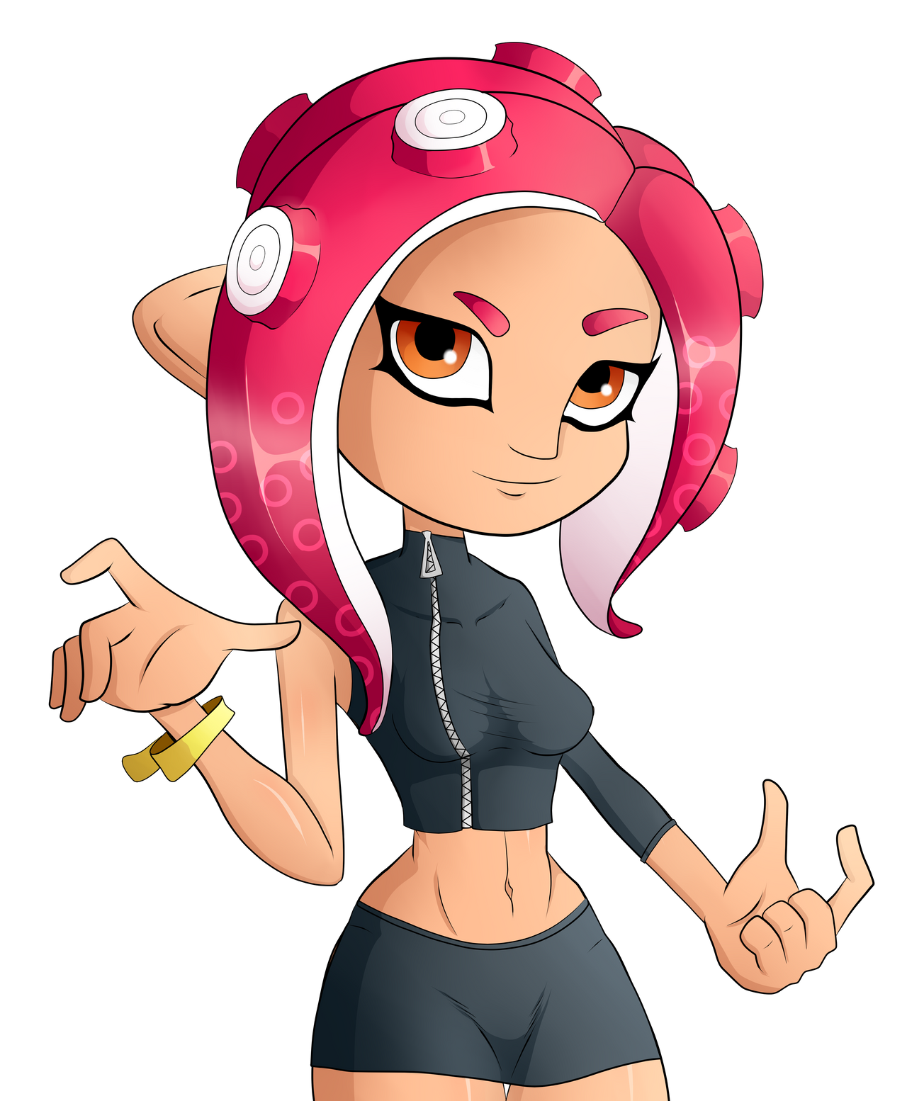 Female Octoling Render By Chrono The Hedgehog On Deviantart