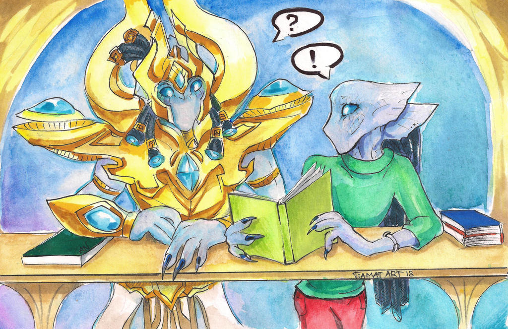 Artanis And July By Tiamatart On Deviantart