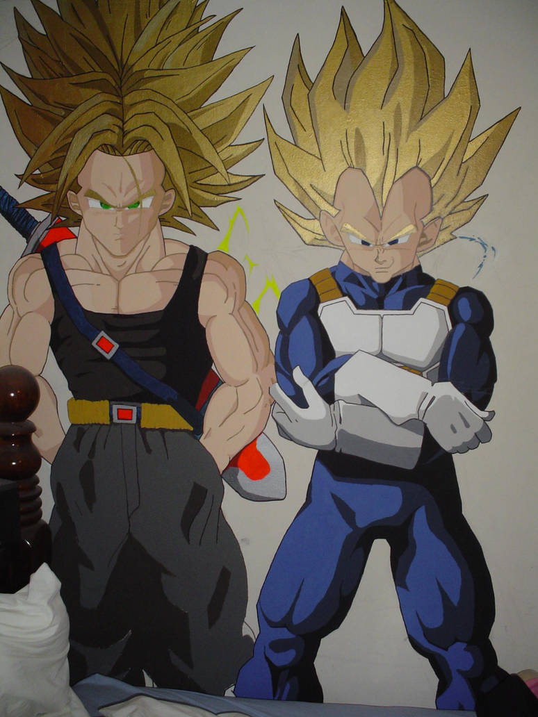 Trunks And Vegeta Wall art by NeoSaturn69 on DeviantArt