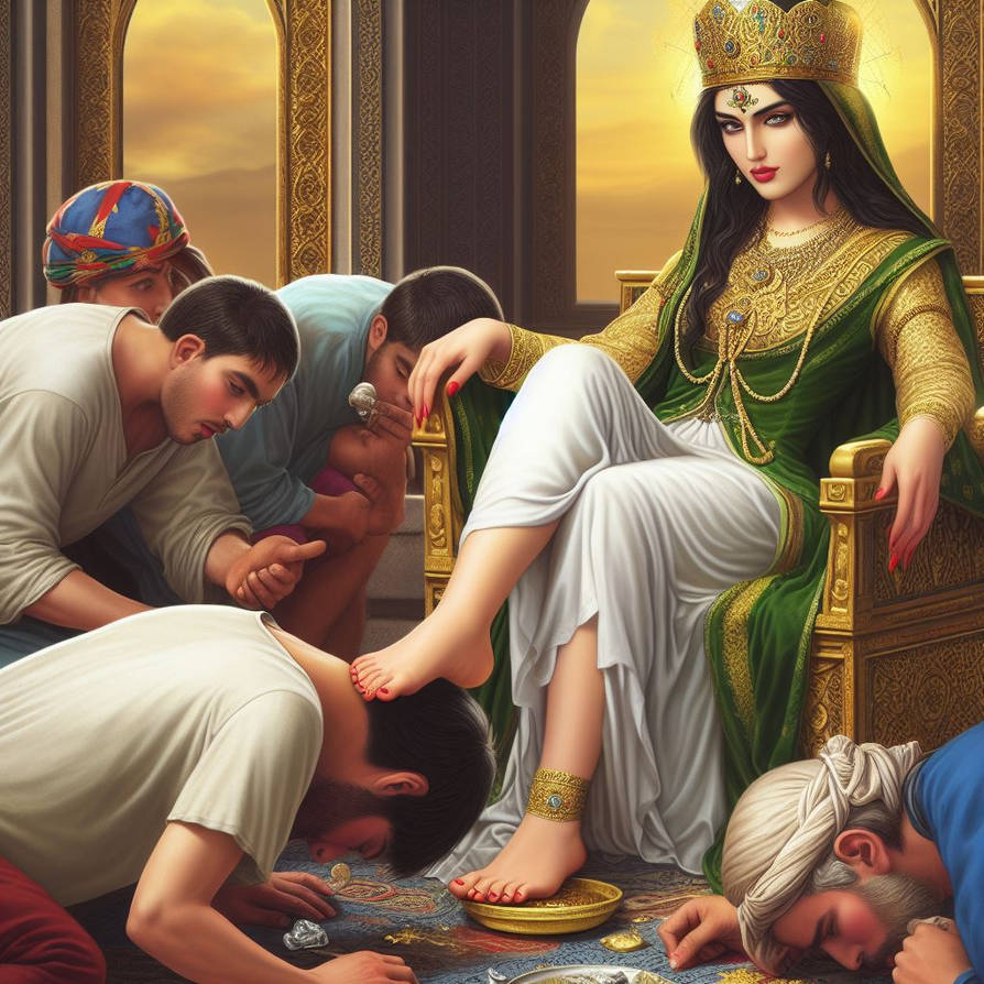 Persian Queen Foot Worship Tribute 25 By F00tsn1ff3r On Deviantart