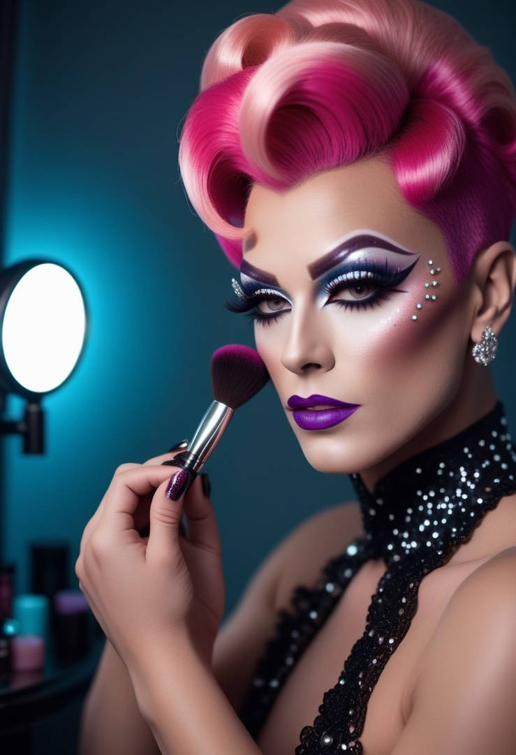 Drag Queen Make Up 008 By Patycd On Deviantart