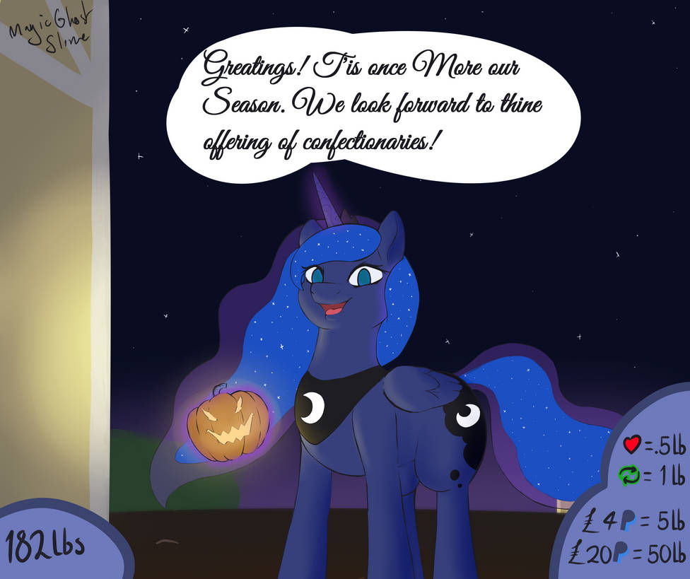 Lunas Halloween Treat Feast By Magicghostslime On Deviantart