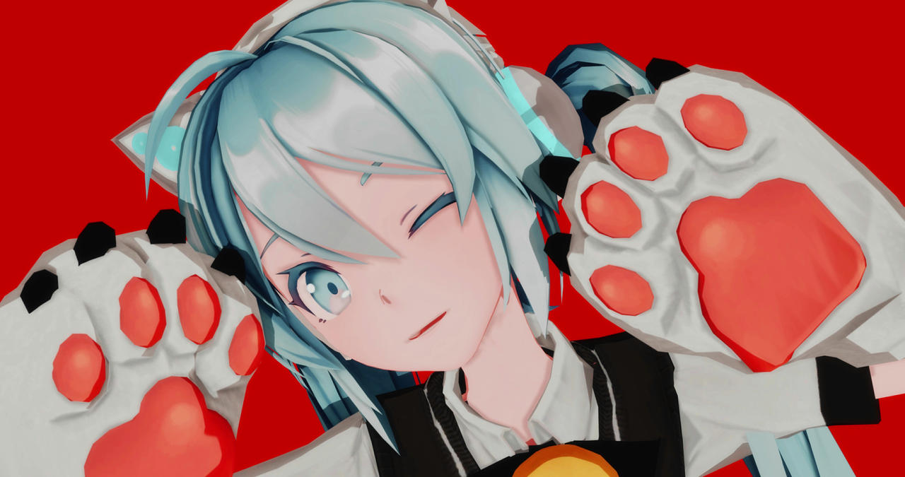 4k Mmd Sour Hatsune Miku Cat Pv Dl By Tachibanaann On Deviantart