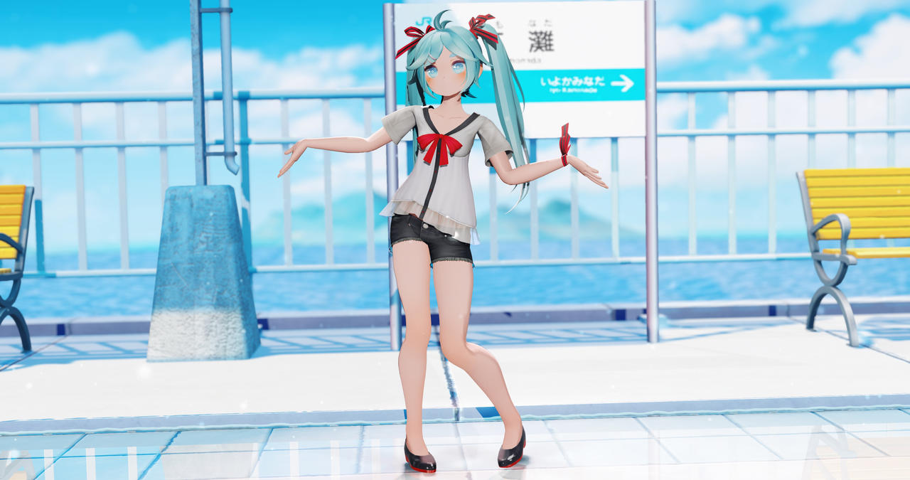 Mmd Hatsune Miku Cumulonimbus Graffiti 4k By Tachibanaann On Deviantart