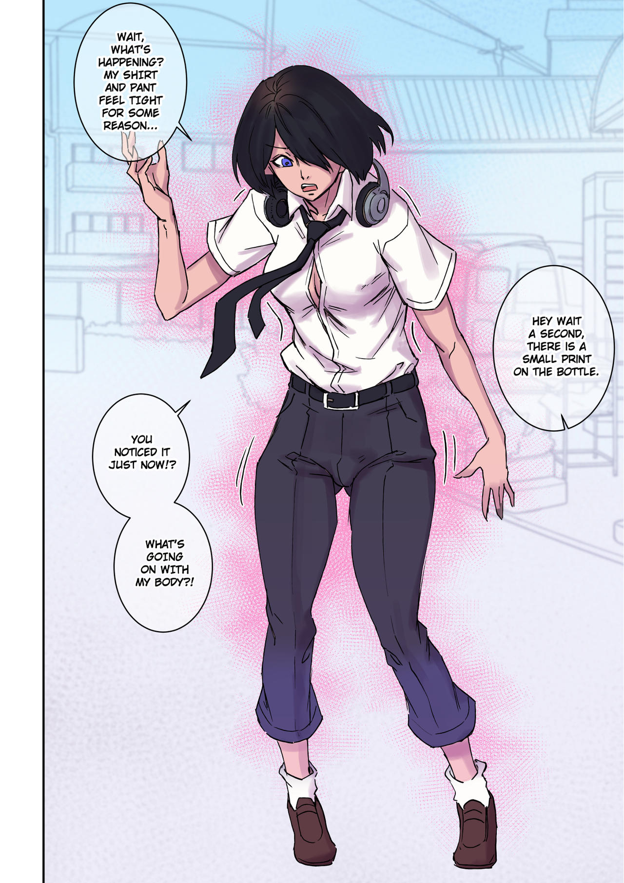My Best Friend Turned Into A Gal Girl Page 3 By Arisaneart On Deviantart