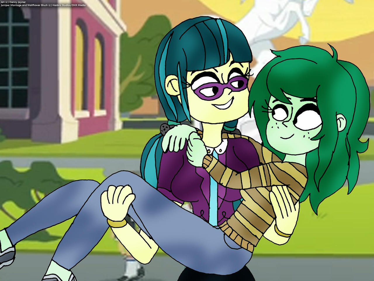 Juniper Carries Wallflower By Rdj1995 On Deviantart