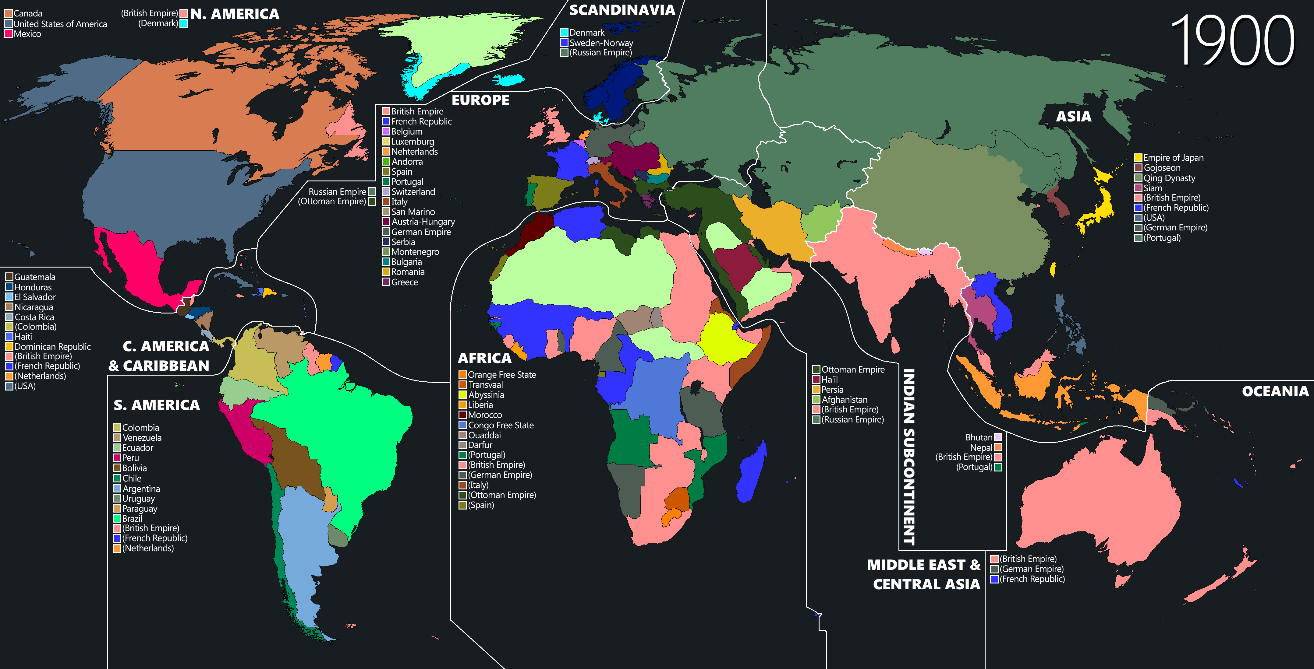 A Comprehensive Map Of The World In 1900 Mapporn - vrogue.co A Comprehensive Map Of The World In 1900 Mapporn - vrogue.co