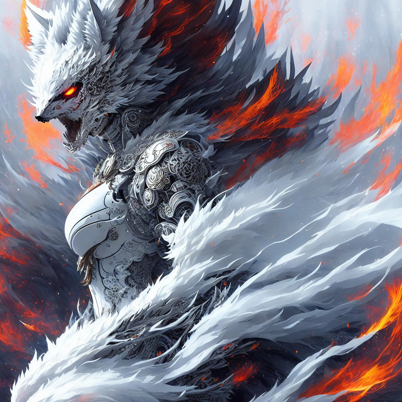 Kitsune Warrior By Vanosuke On Deviantart