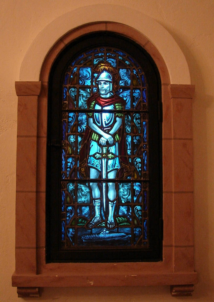 Stained Glass Window Knight by FantasyStock on DeviantArt